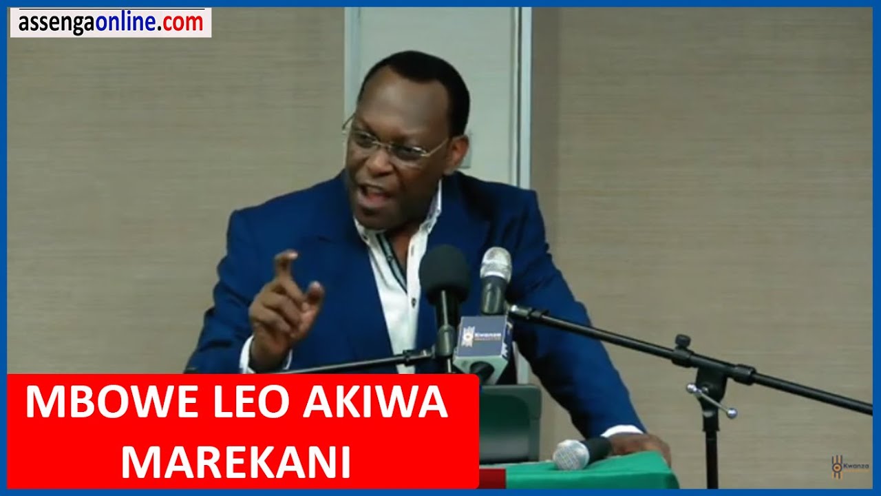 MBOWE LEO ANGURUMA AKIWA MAREKANI AELEZA KILA KITU, ALIVOTEKWA HADI ...