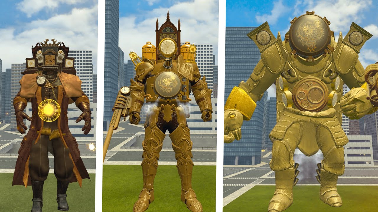 EVOLUTION OF SUPER UPGRADED CLOCK MAN TITAN-garry's mod - YouTube