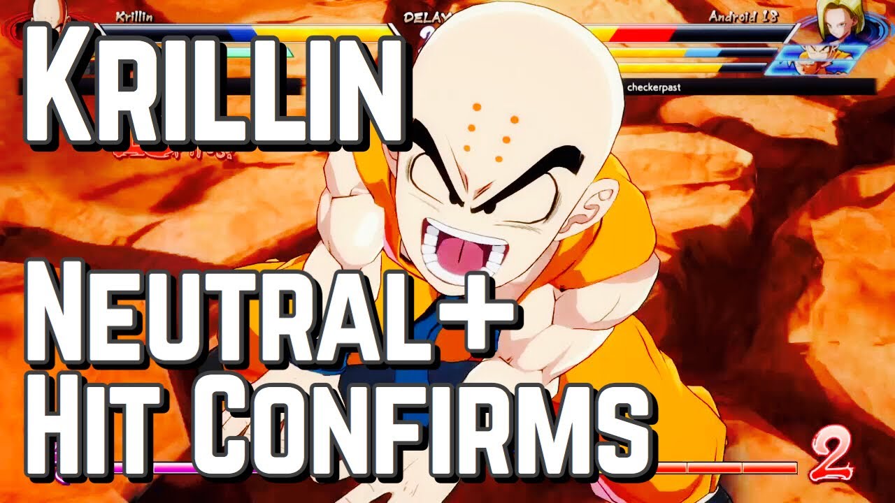 Dragon ball fighterz Krillin Neutral and Hit Confirms - YouTube