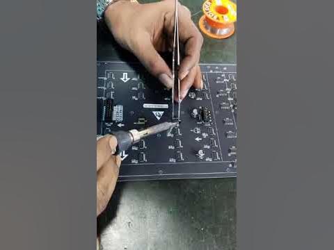 How to repair led module video screen, replace IC - YouTube