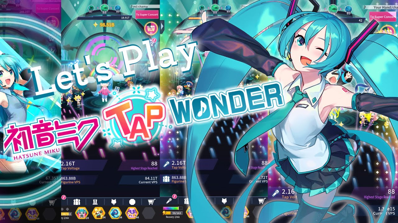 Let's Play Miku Tap Wonder!!! FIRST LOOK!!! - YouTube