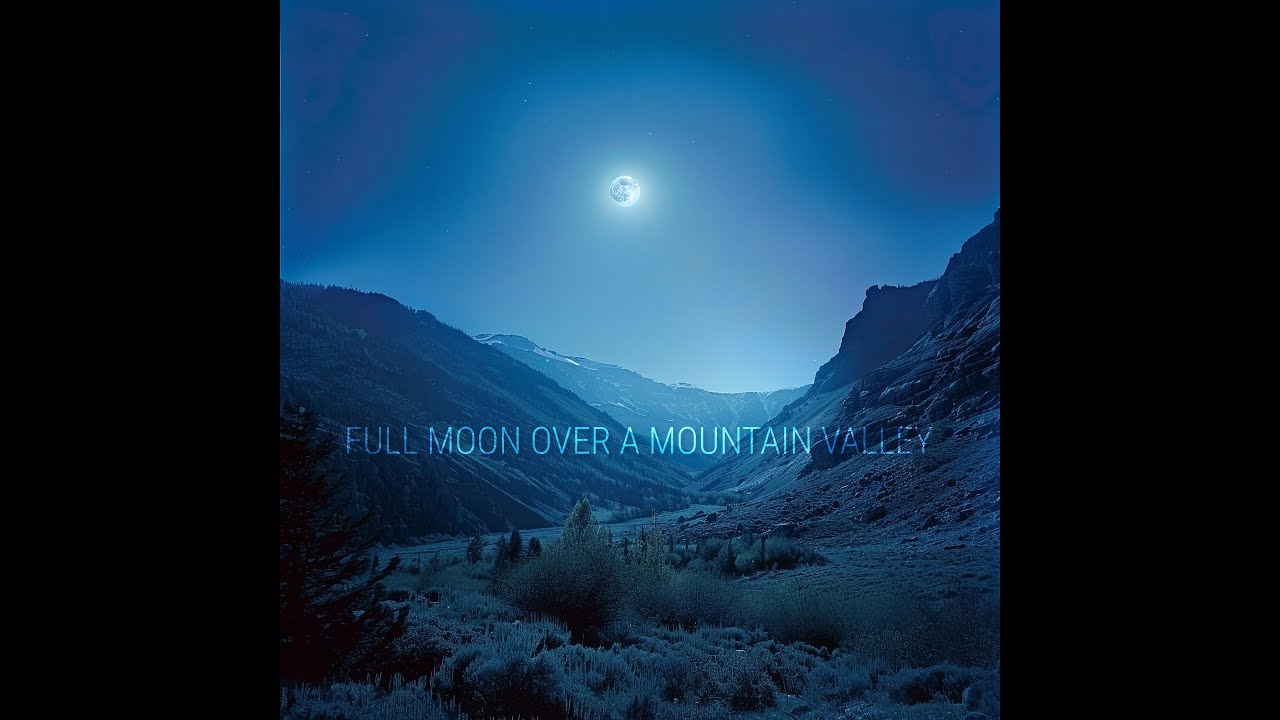 «Full Moon over a mountain valley» by Elena Helios - YouTube