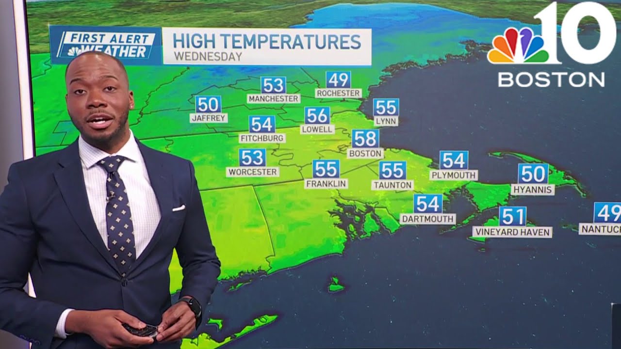 Tracking a warm-up and some wet weather heading to New England - YouTube