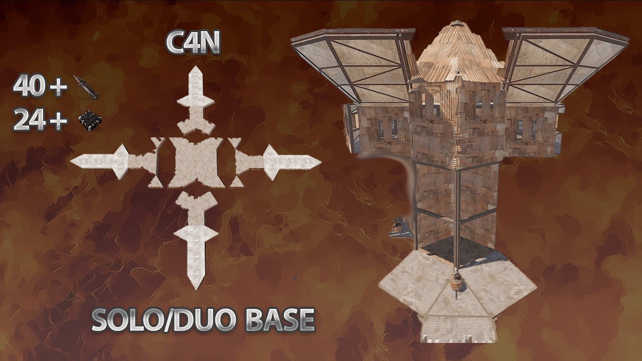 C4N | SOLO / DUO | Base building 2022 | Rust - YouTube