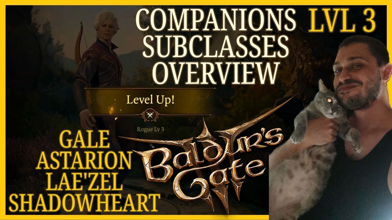 Baldur's Gate 3 - Level 3 - Gale, Astarion, Shadowheart and Lae'zel ...
