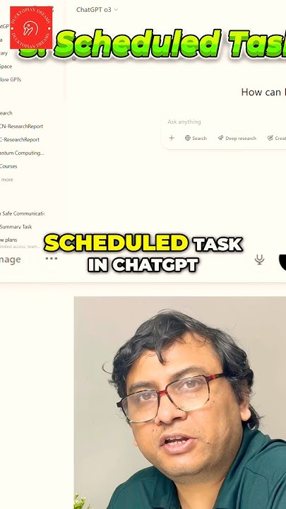 ChatGPT's Scheduled Task Feature: How Does It Work? 🤔 - YouTube
