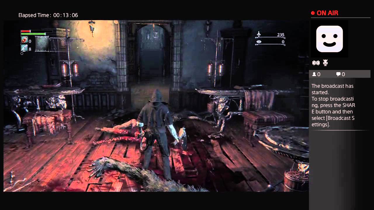Secret-Stage's Live PS4 Broadcast Bloodborne 1st time Playing - YouTube