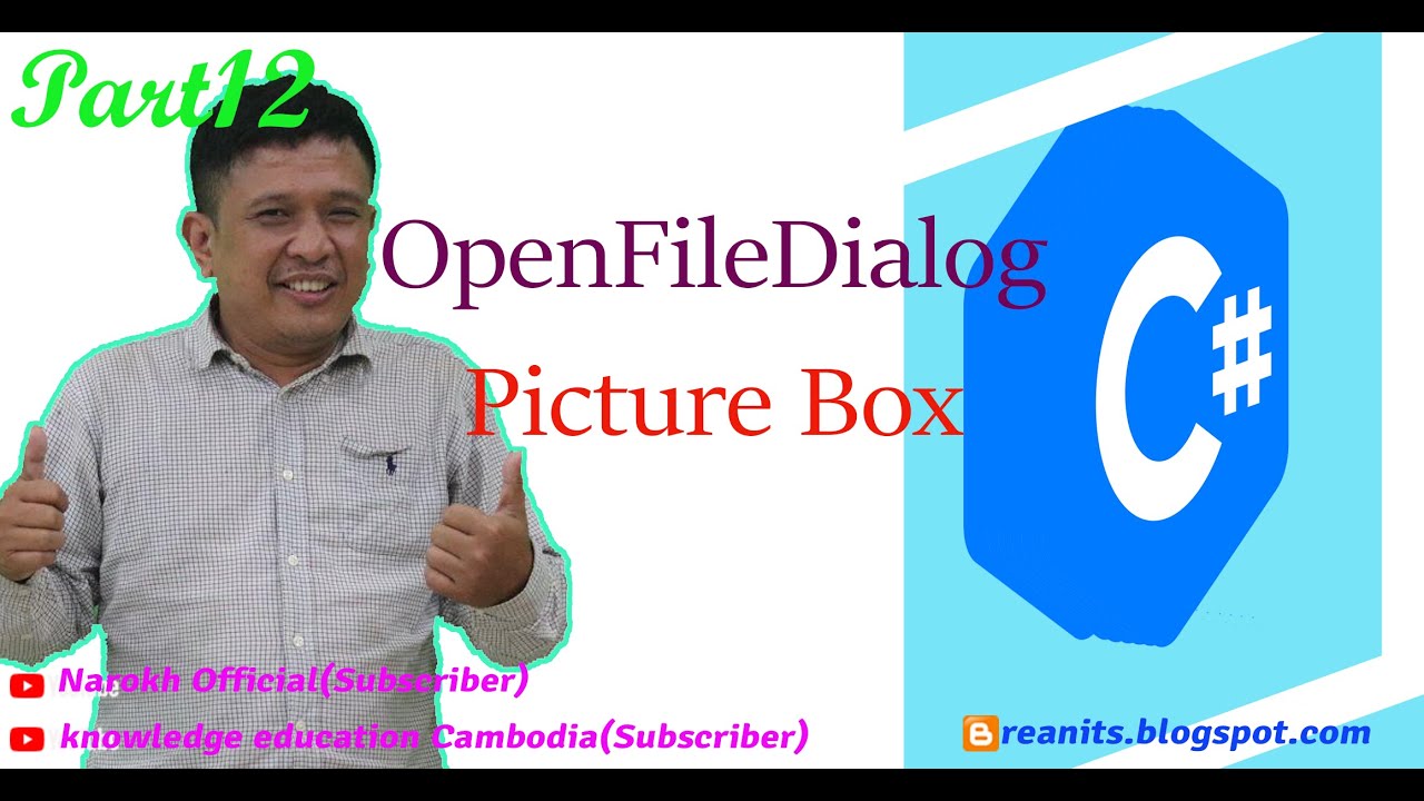 Openfiledialog Pictures Box In C Youtube