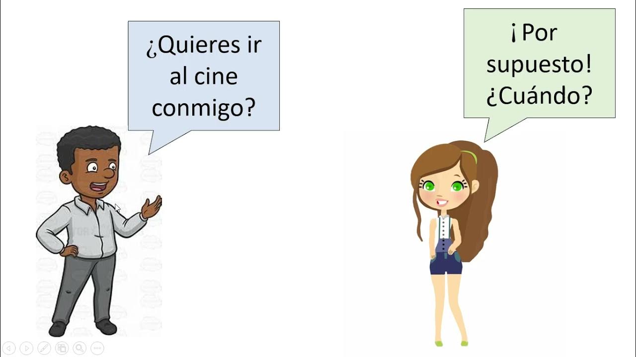 Spanish Accepting Invitations - YouTube