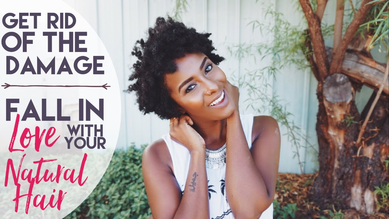 Finding The Courage To Cut Damaged Hair - YouTube