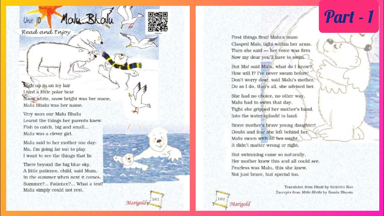 Class 5 English chapter - 10 Malu bhalu With Full Explanation/ pari all ...