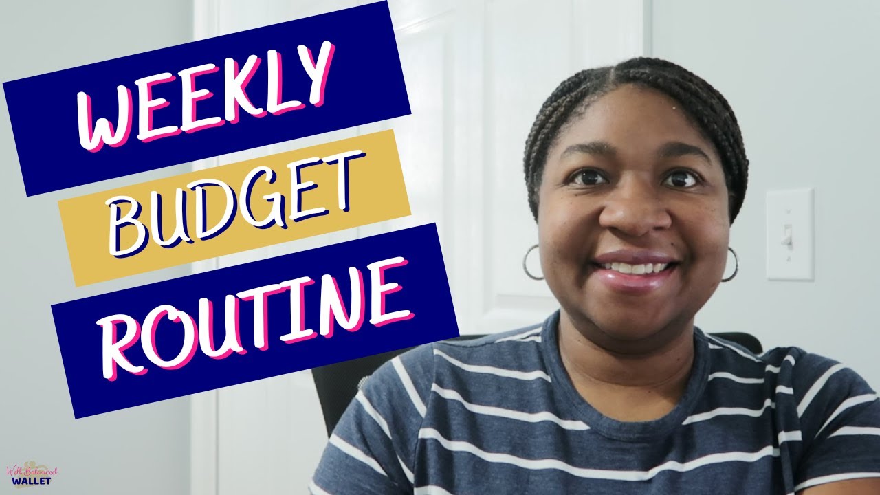 MY WEEKLY BUDGET ROUTINE | budget tips - YouTube