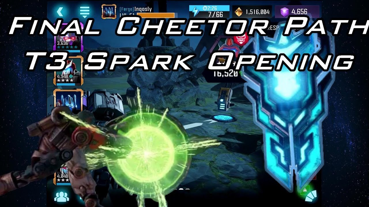 Final Cheetor Path - Bleed Immune - T3 Spark Crystal - Transformers ...