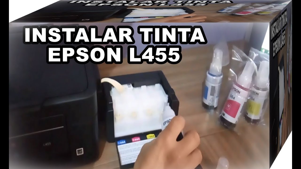 Veja Como Instalar Tinta Na Impressora Epson L455 Passo a Passo ...