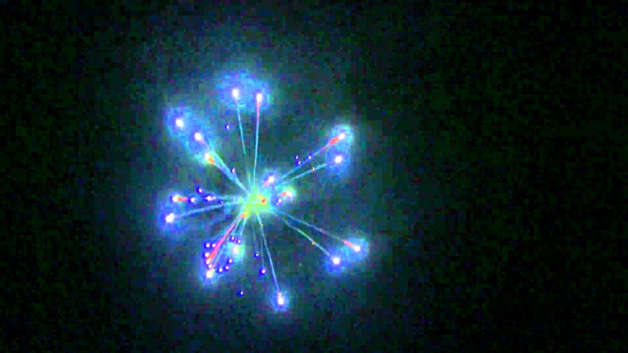 Lidu 4 Inch Shell Blue To White Flashing Willow HD. - YouTube