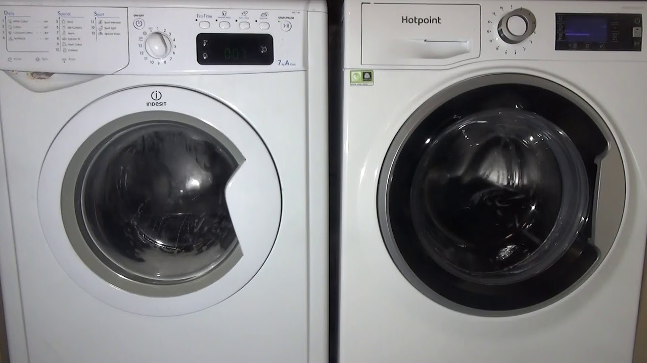 Wash Race No.228 : Indesit vs Hotpoint rapid 15' - YouTube