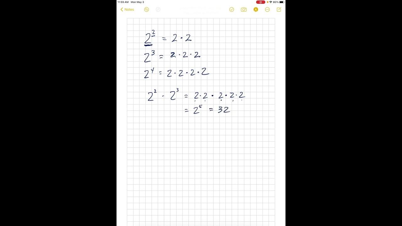 Week 1 Exponent Intro - YouTube