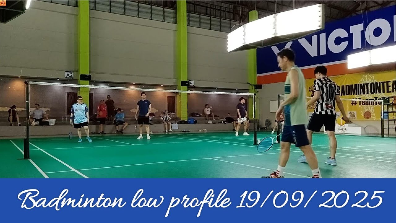 Badminton low profile 19/09/2025 - YouTube