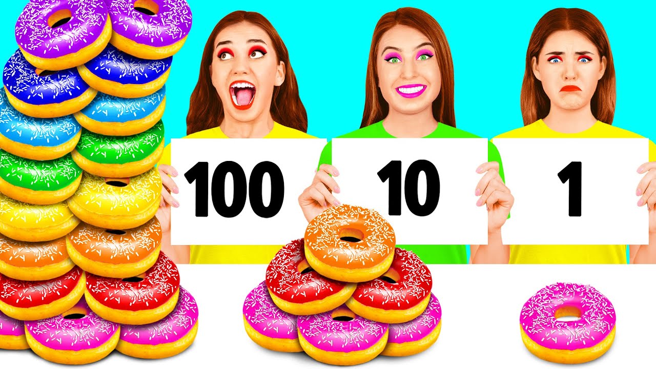 100 Layers of Food Challenge | Food Battle by TeenTeam Challenge - YouTube
