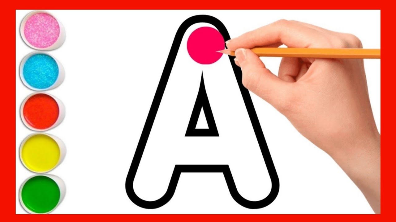 How to draw abcd alphabet for kids || abcd song || abcd cartoon || abcd ...