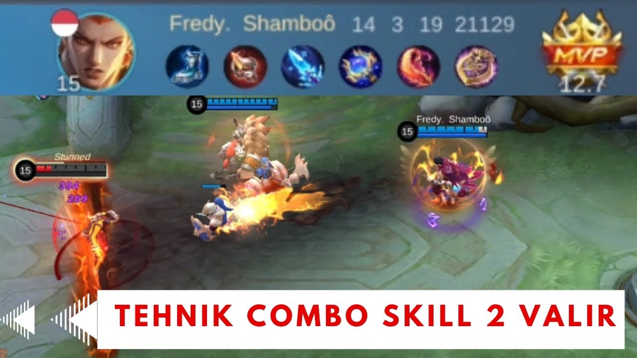 VALIR GAMEPLAY: BEST BUILD &TEHNIK COMBO SKILL 2 #valir MIDLANER ...