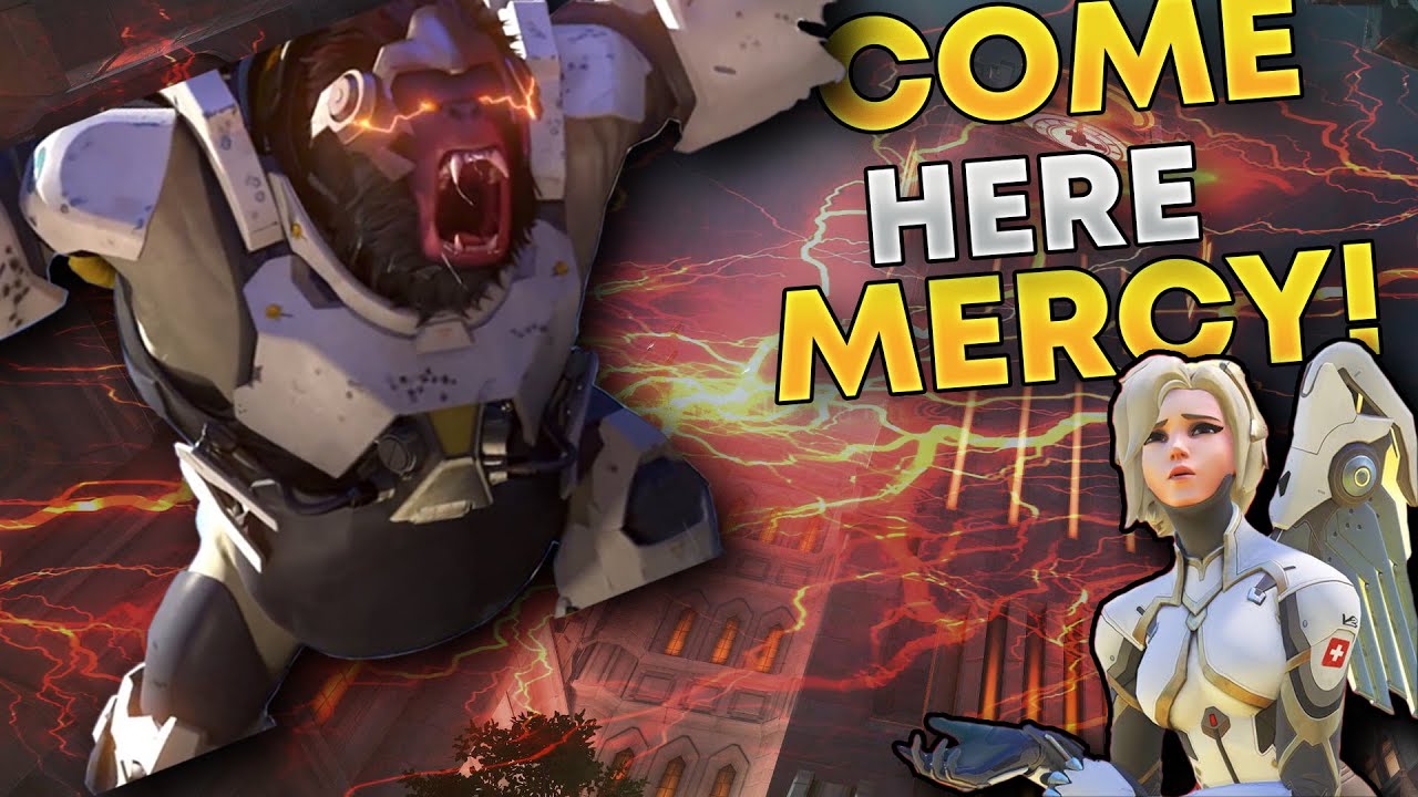 Trapped a loyal Mercy healer - YouTube