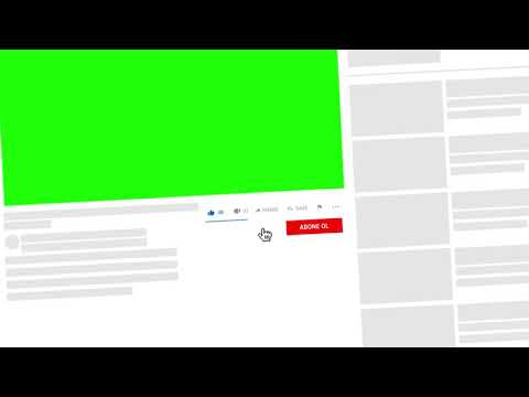 ABONE OL EFEKTİ GREE SCREEN(İNDİRME LİNKİ AÇIKLAMADA!)ABONE OL EFEKTİ#1