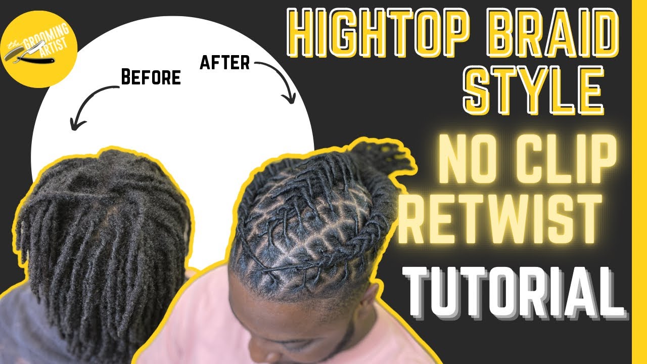 HIGHTOP LOC STYLE TUTORIAL| TIKTOK : THE GROOMING ARTIST - YouTube