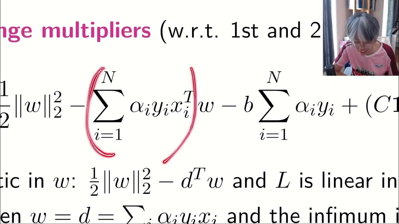 SVM: Dual problem of C-SVC - YouTube