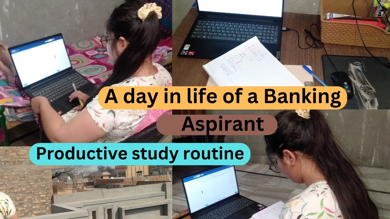 A day in life of a banking aspirant. Study vlog. #studyvlogs #aspirantlife #adayinmylife # ...