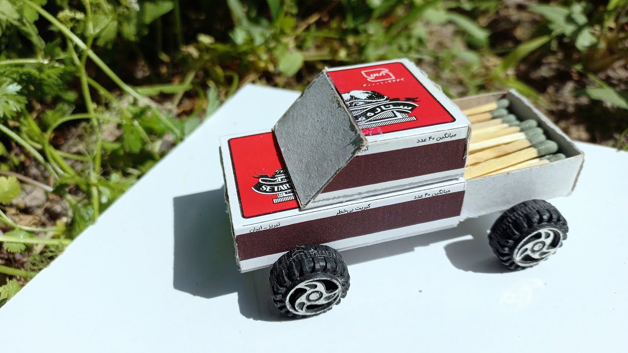 How To Make simple Toy Car with Matchbox || Matchbox car - YouTube