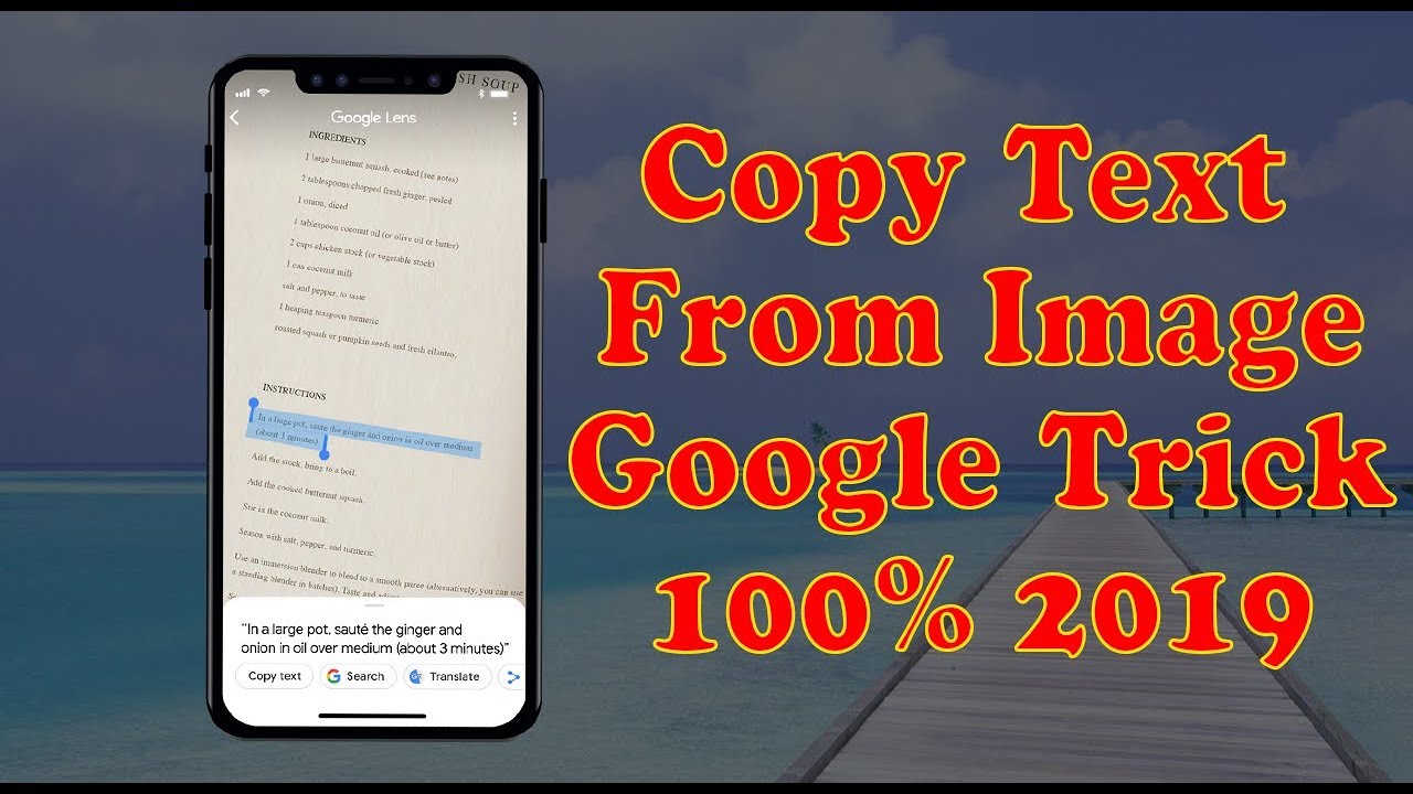 How to Copy Text From Images in Android Google New Trick 2019 - YouTube