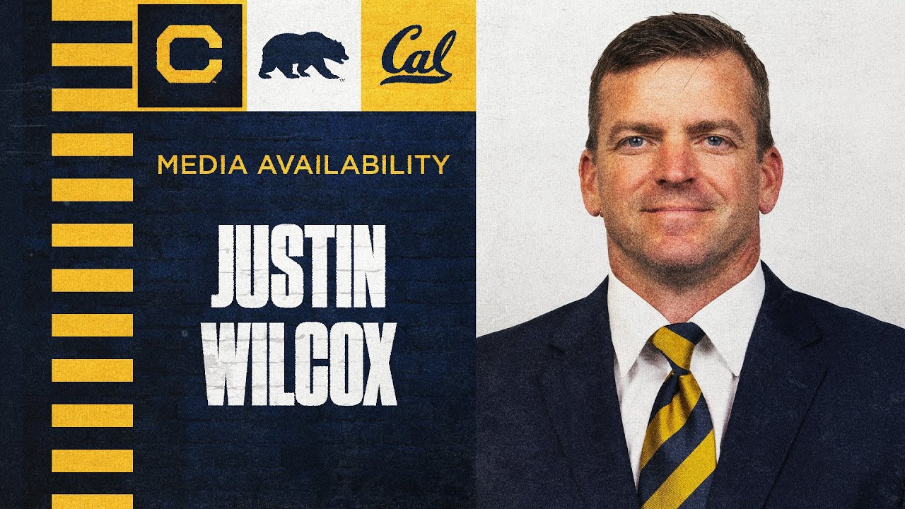 Cal Football: Travers Family Head Football Coach Justin Wilcox Media ...