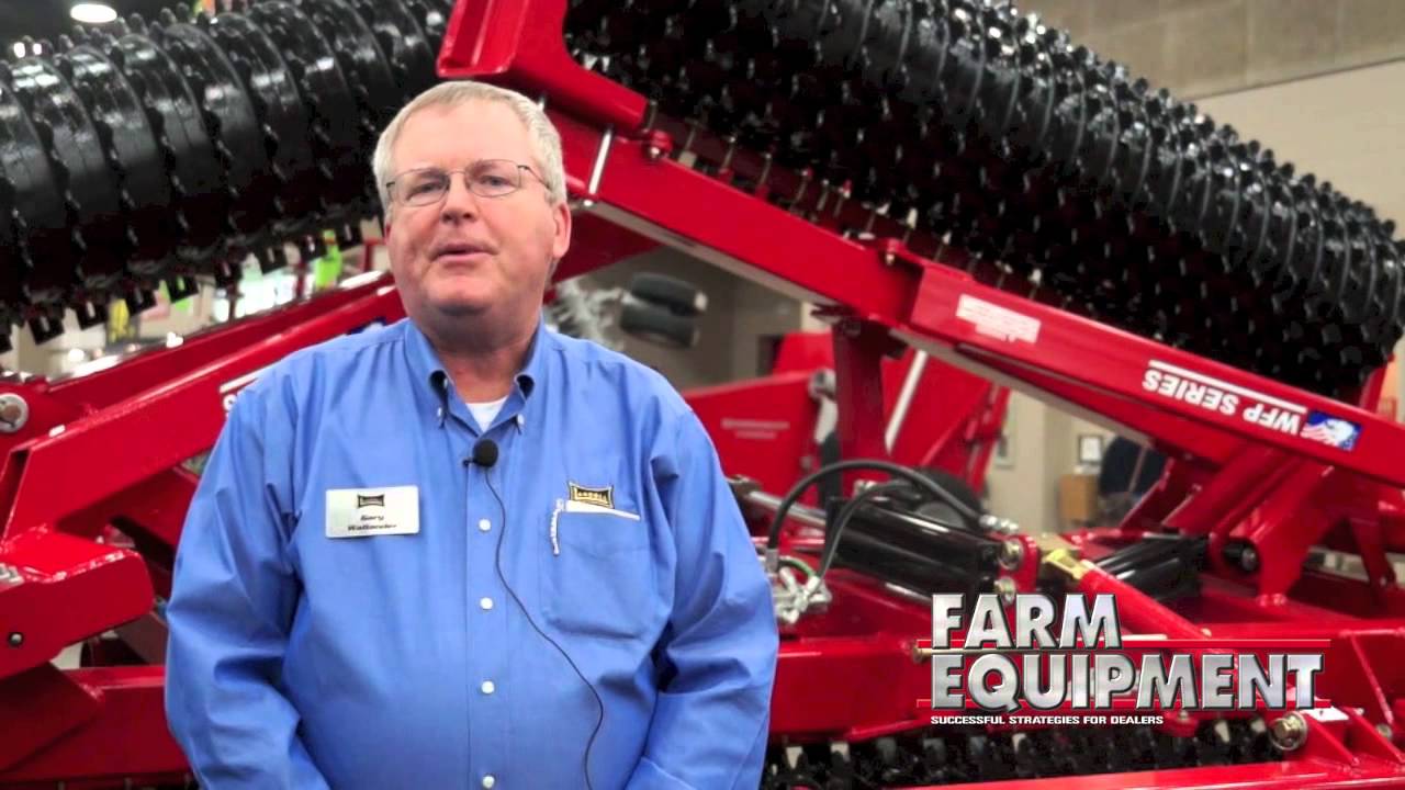 Brillion Farm Equipment Showcases Wing Float Pulverizer - YouTube