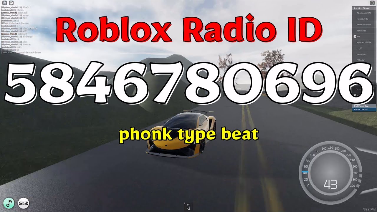 Phonk Type Beat Roblox Code - YouTube