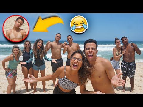PASSAMOS O DIA INTEIRO NA PRAIA! - (NÃO AGUENTAMOS)