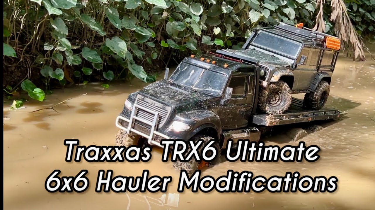 Best 1/10 Traxxas TRX6 Ultimate 6x6 Hauler Upgrade Rear Wheels Dually ...