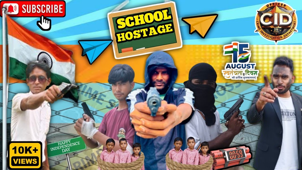 Desi CID | School Hostage | funny Cid 😂😂 - YouTube