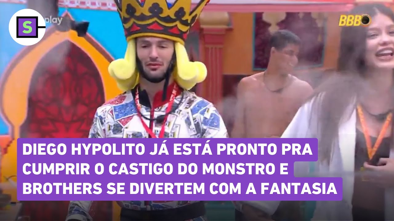 BBB 25: REI DO SHREK? Diego já está pronto pra cumprir o Castigo do ...
