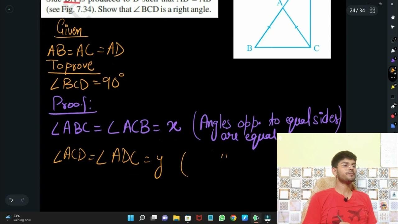 class 9th congruency of triangles part 2 - YouTube