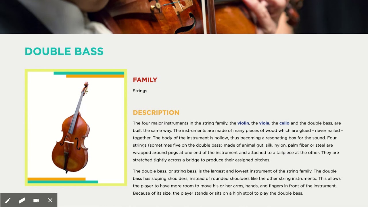 DSO Kids string instruction - YouTube