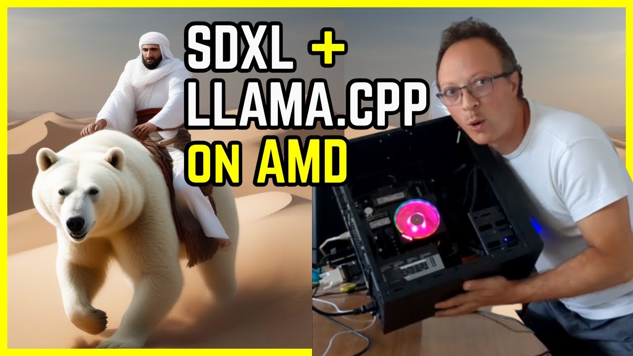 AMD ROCm support for Stable Diffusion SDXL and LLAMA.CPP is it worth? Benchmark on Ryzen 7 7700 ...