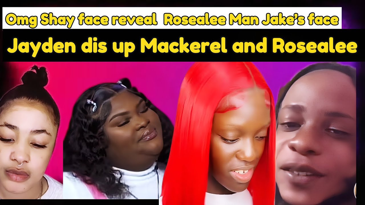Omg Shay Face reveal Rosealee man face!!??? Jayden dis Mackerel and ...