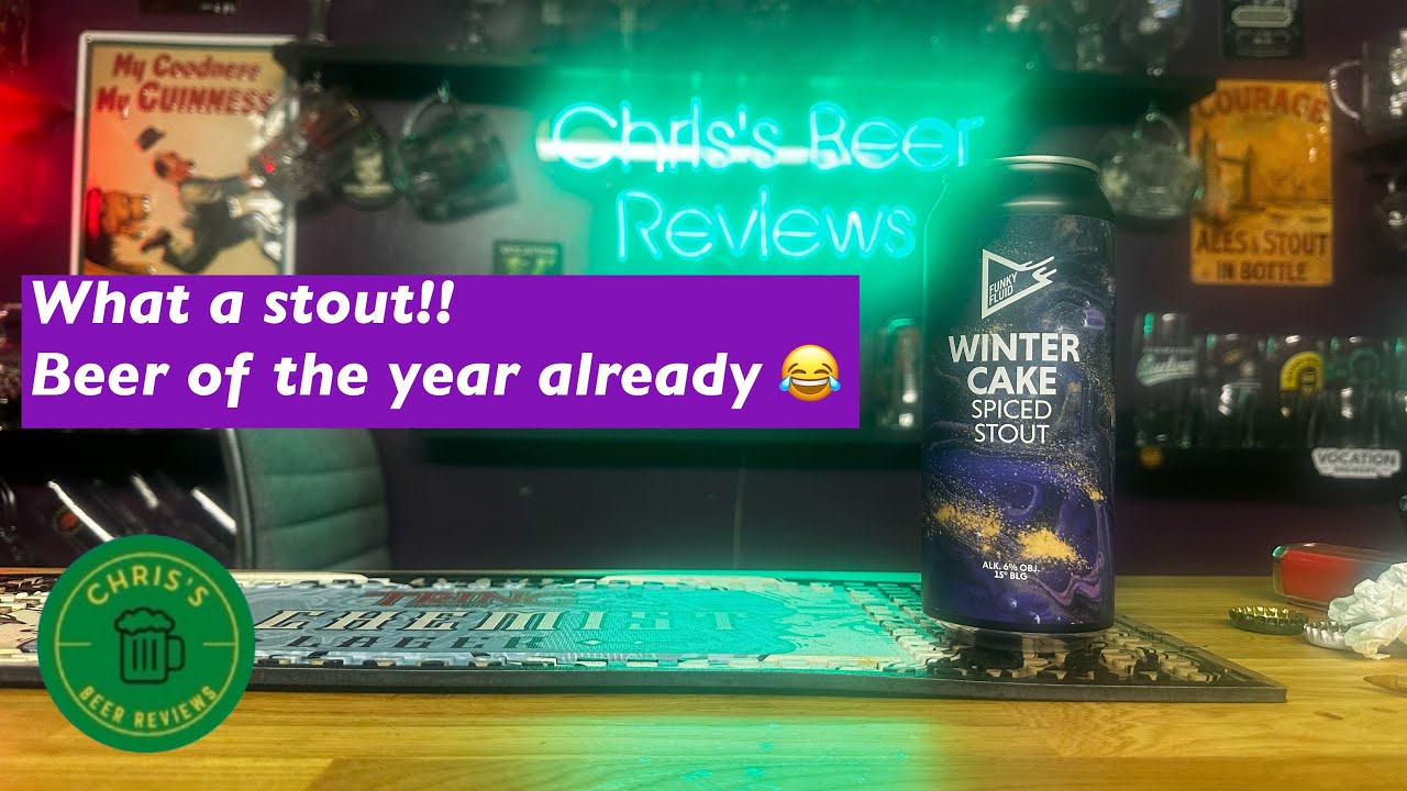 Funky Fluid Winter Cake Stout (absolutely outstanding.) - YouTube