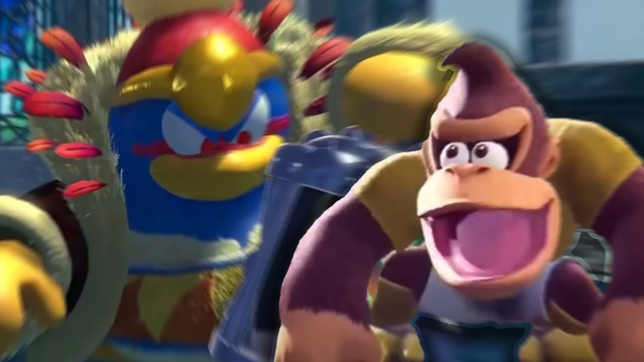 Donkey Kong Dancing to Roar of Dedede - YouTube
