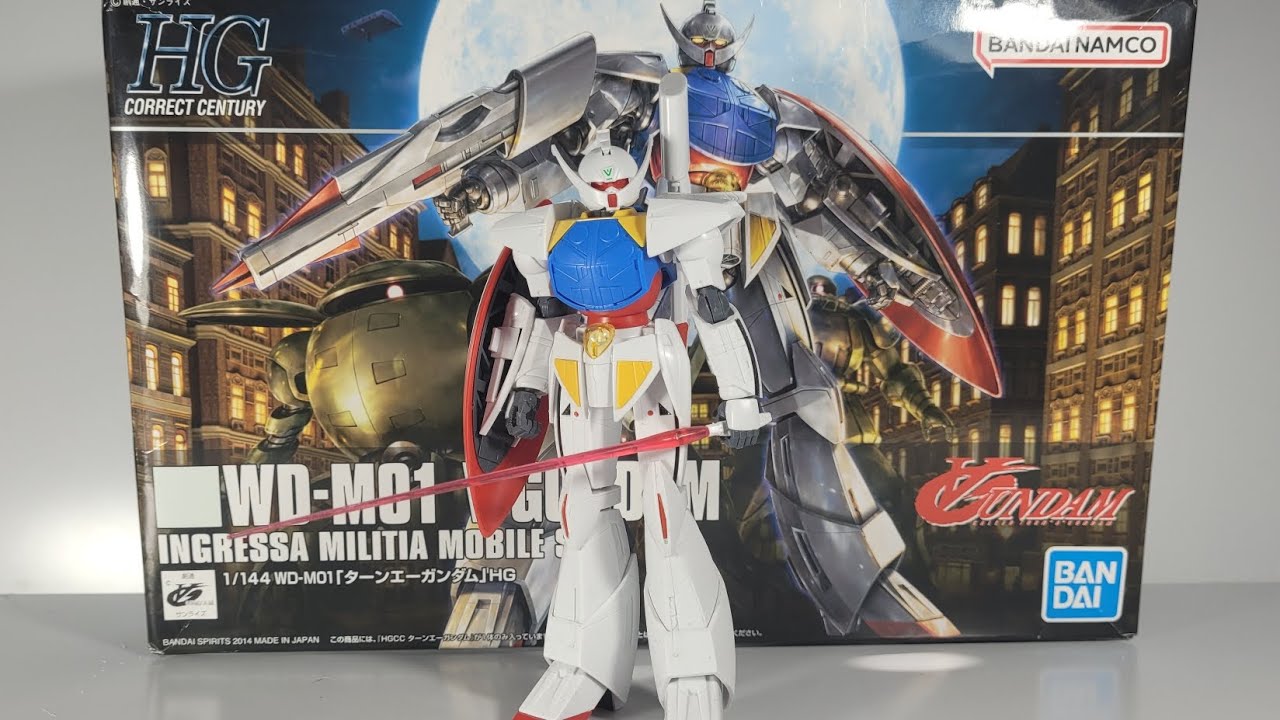 WD-M01 HG Turn A Gundam model kit review - YouTube