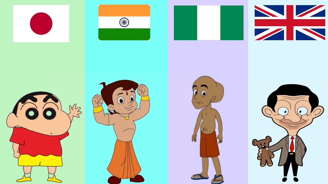 Cartoons From Different Countries part 1 - YouTube
