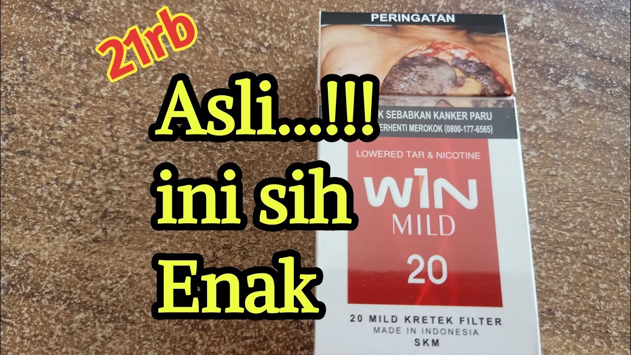Review - WIN Mild 20 - rokok mild murah tapi enak - YouTube