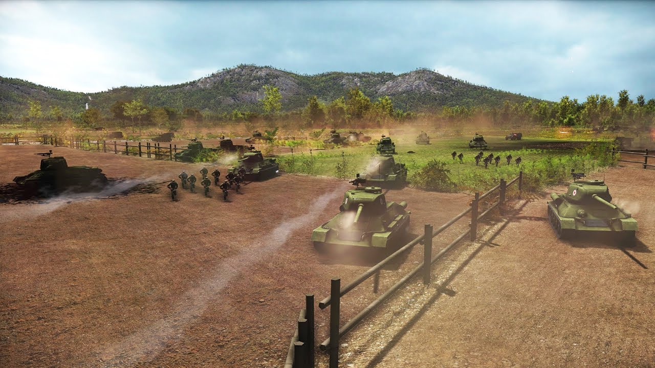 INSANE 10,000 WWII TANK, TROOP SPAM VS MODERN ARMY | Wargame: Red ...