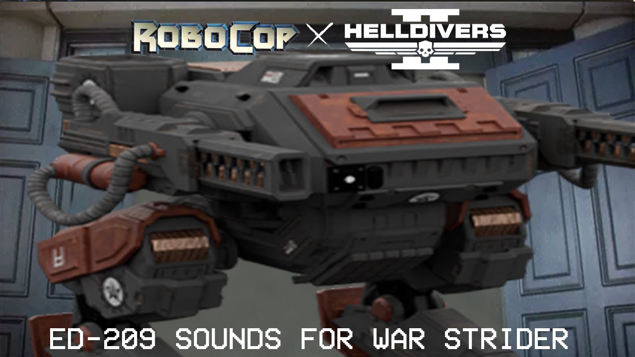 ED-209 Sounds for War Strider (Robocop X Helldivers) - YouTube